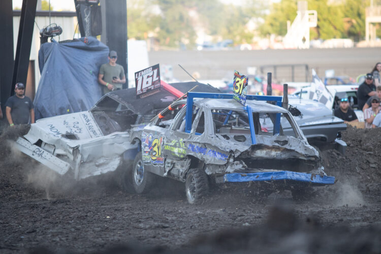 Demolition derby delights State Fair audience | News, Sports, Jobs ...